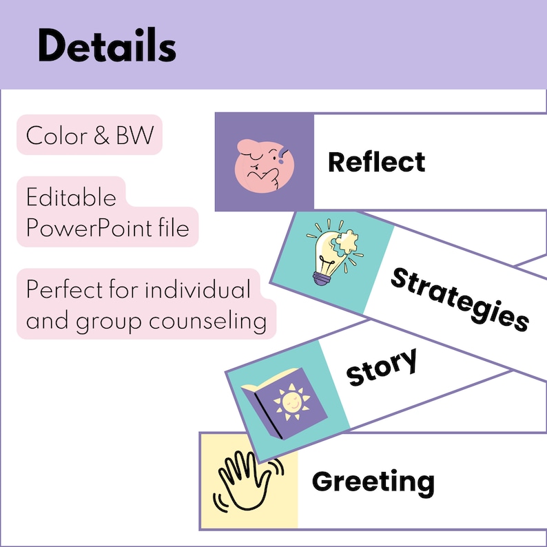 Visual Schedule for Individual or Group Counseling | Routines - Etsy