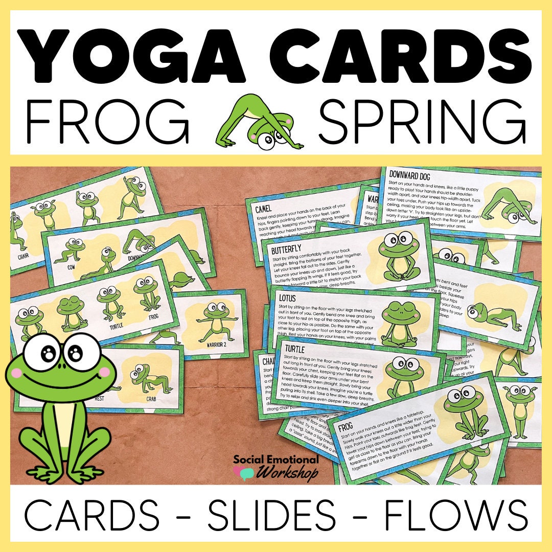 Yoga Cards for Kids | Poses, Posters, Flows | Easy Calming Strategies ...