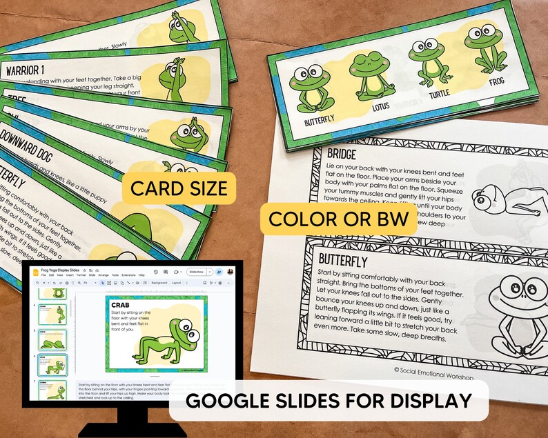 Yoga Cards for Kids | Poses, Posters, Flows | Easy Calming Strategies ...