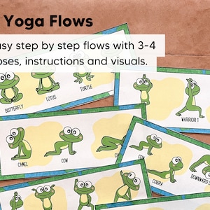 Yoga Cards for Kids | Poses, Posters, Flows | Easy Calming Strategies ...