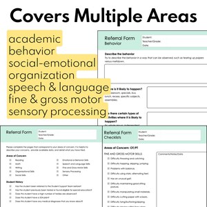 Editable Referral Forms and Check-ins for RTI MTSS and Intervention ...