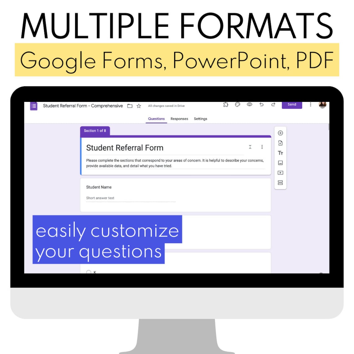 Editable Referral Forms and Check-ins for RTI MTSS and Intervention ...