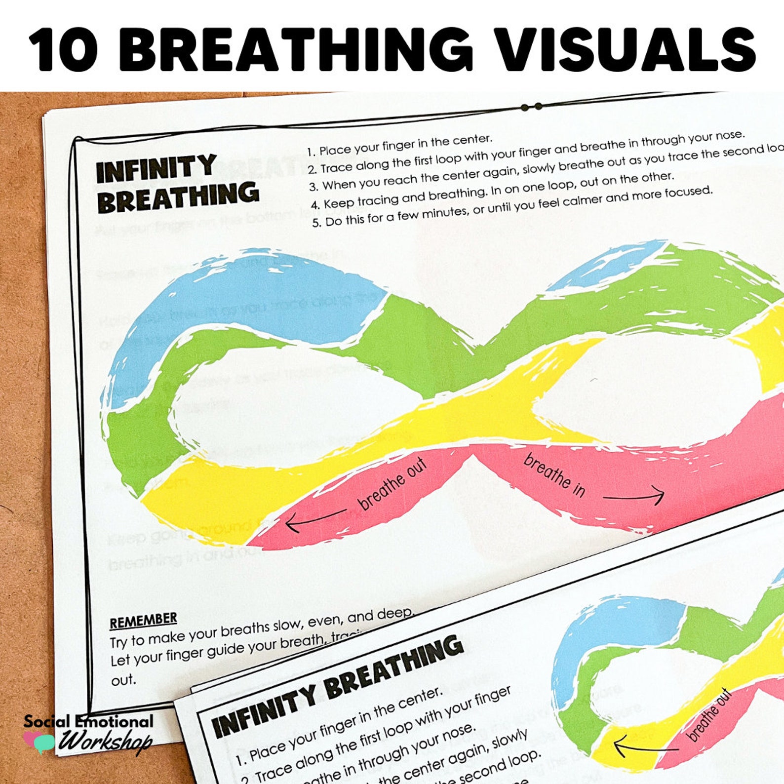 Breathing Visuals & Calming Exercises: Mindful Emotional Regulation ...