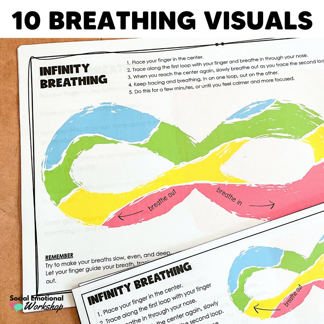 Breathing Visuals & Calming Exercises: Mindful Emotional Regulation ...