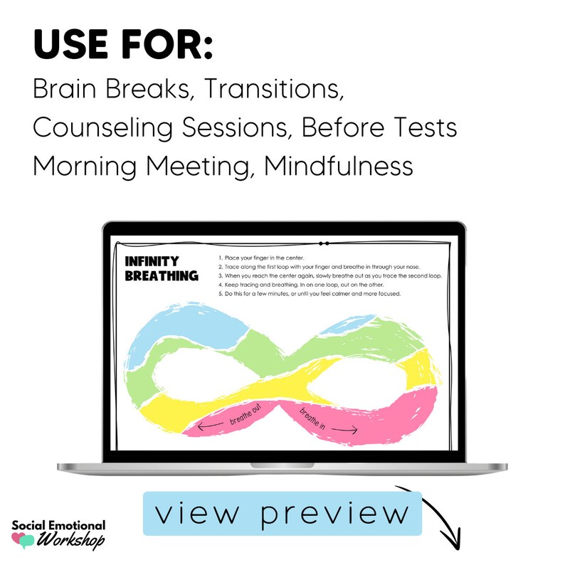 Breathing Visuals & Calming Exercises: Mindful Emotional Regulation ...