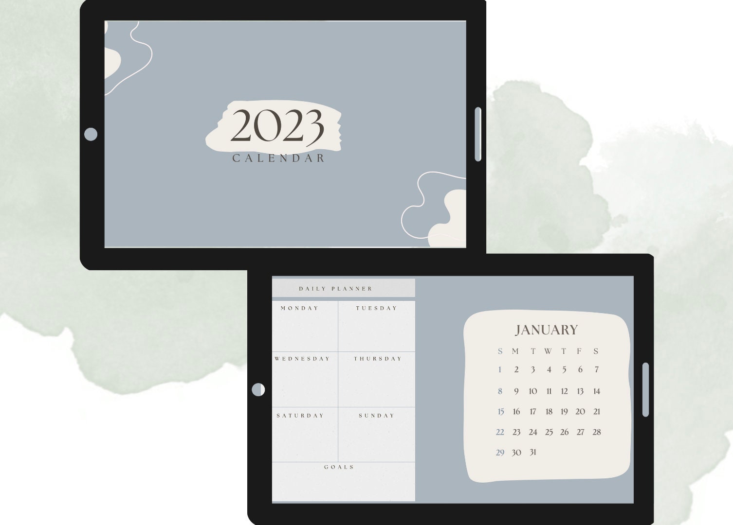 2023 Calendar, Goodnotes, 2023 Digital Calendar, 2023 Planner Weekly ...
