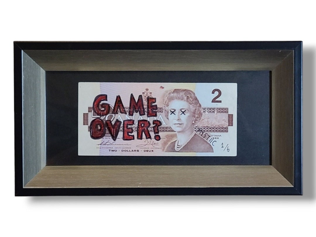 Queen Elizabeth Canadian 2 Dollar Bill Hand-signed by Artist - Etsy