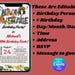 Nacho Average Birthday Invitation Digital Birthday Party Invitation ...