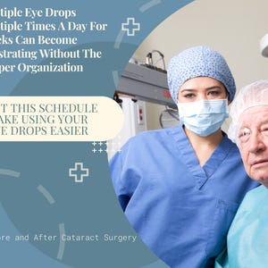 Cataract Eye Drop Schedule for Cataract Surgery Medication Tracker Eye ...