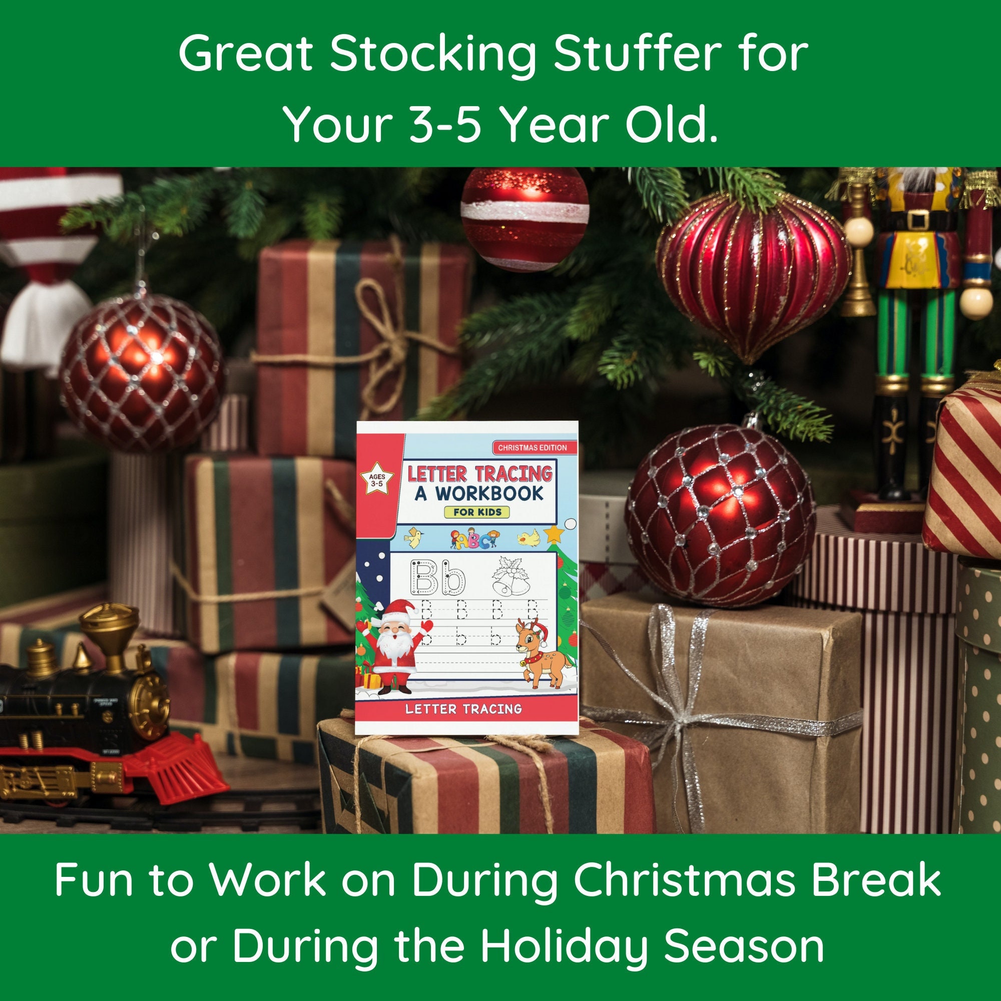 Christmas Letter Tracing Printable Handwriting Tracing and Practice ...