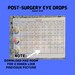 Eyedrop Cataract Surgery Eye Drop Tracker Eye Drop Schedule for ...