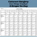 Cataract Eye Drop Schedule for Cataract Surgery Medication Tracker Eye ...