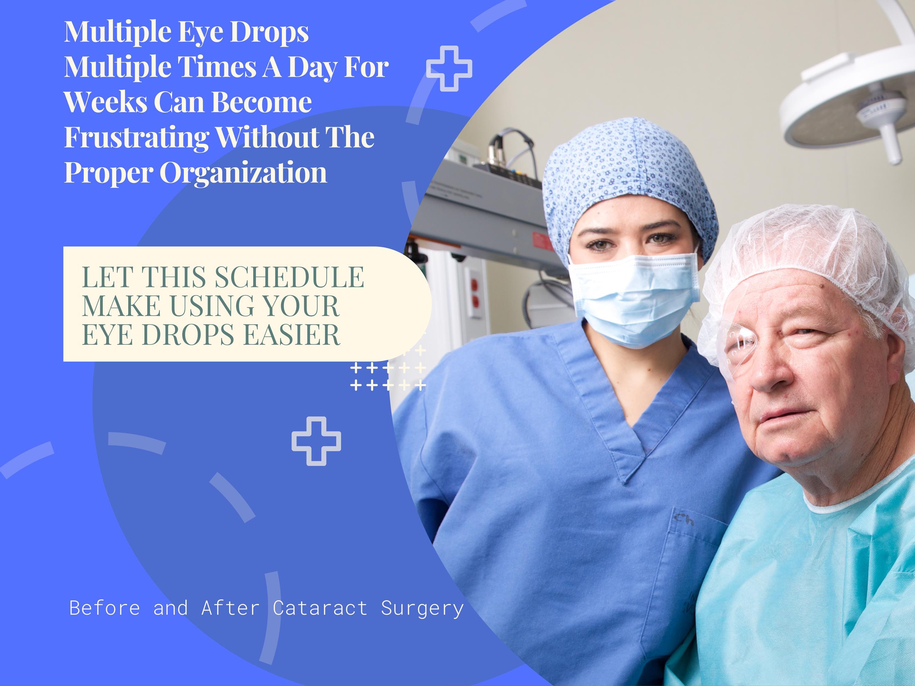 Eyedrop Cataract Surgery Eye Drop Tracker Eye Drop Schedule for ...