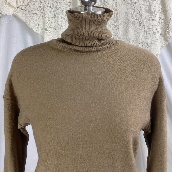 Vintage 1960's - 1970's SAINT LAURENT Turtleneck Swea… - Gem