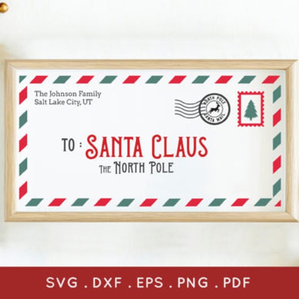 Letter to Santa Sign - Etsy