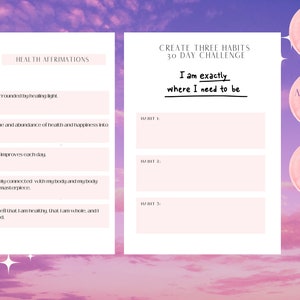 Manifestation Planner Printable | Dream Journal Digital | Spirituality ...