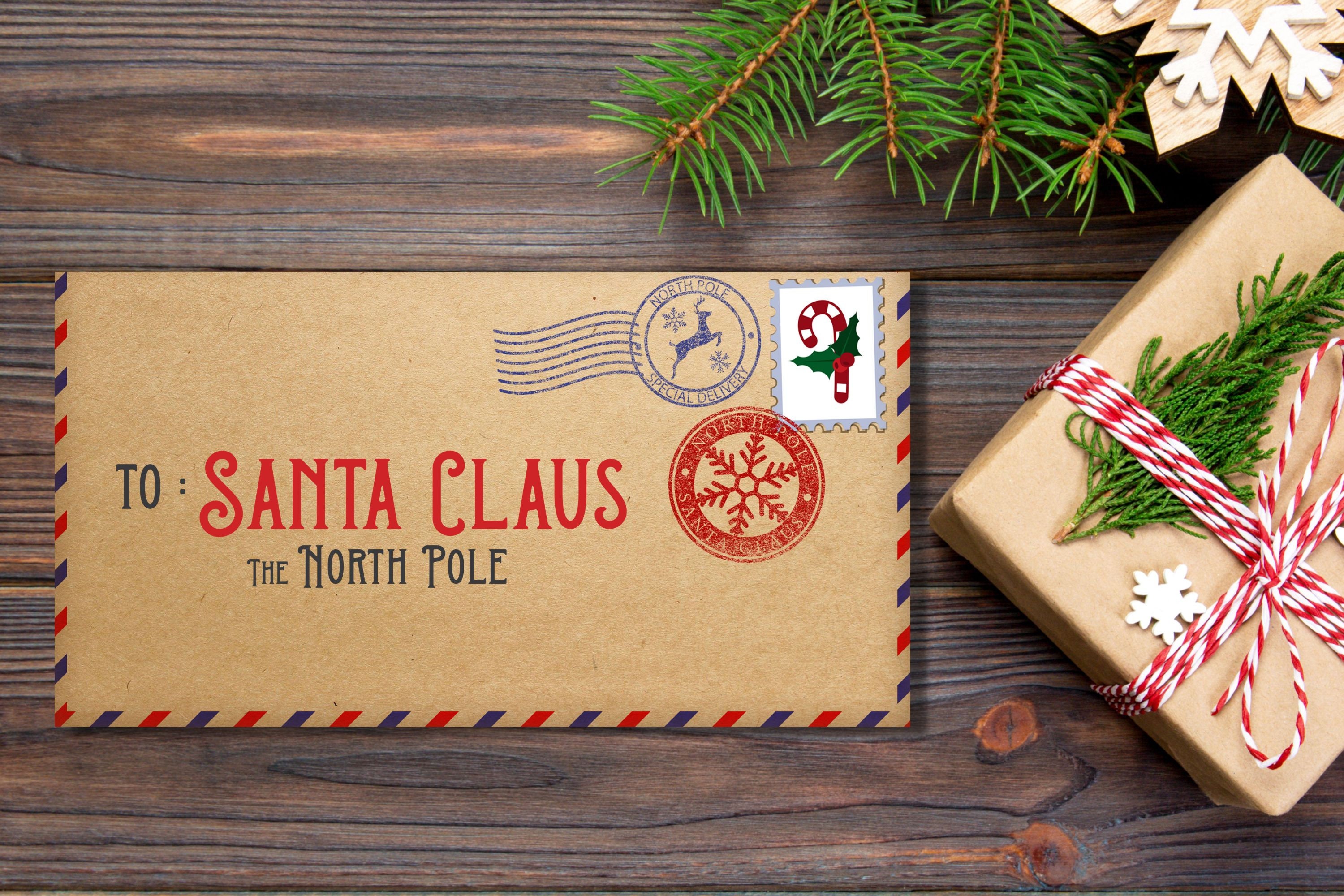 Letter To Santa Claus Father Christmas Letter Christmas Wish Etsy