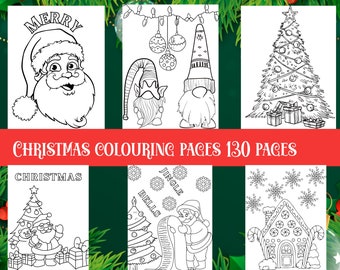 Kids Christmas Colouring Pages, Christmas Coloring Sheets Santa ...