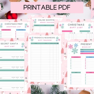 Christmas Planner Printable, Holiday Planner Printable, Christmas Gift ...