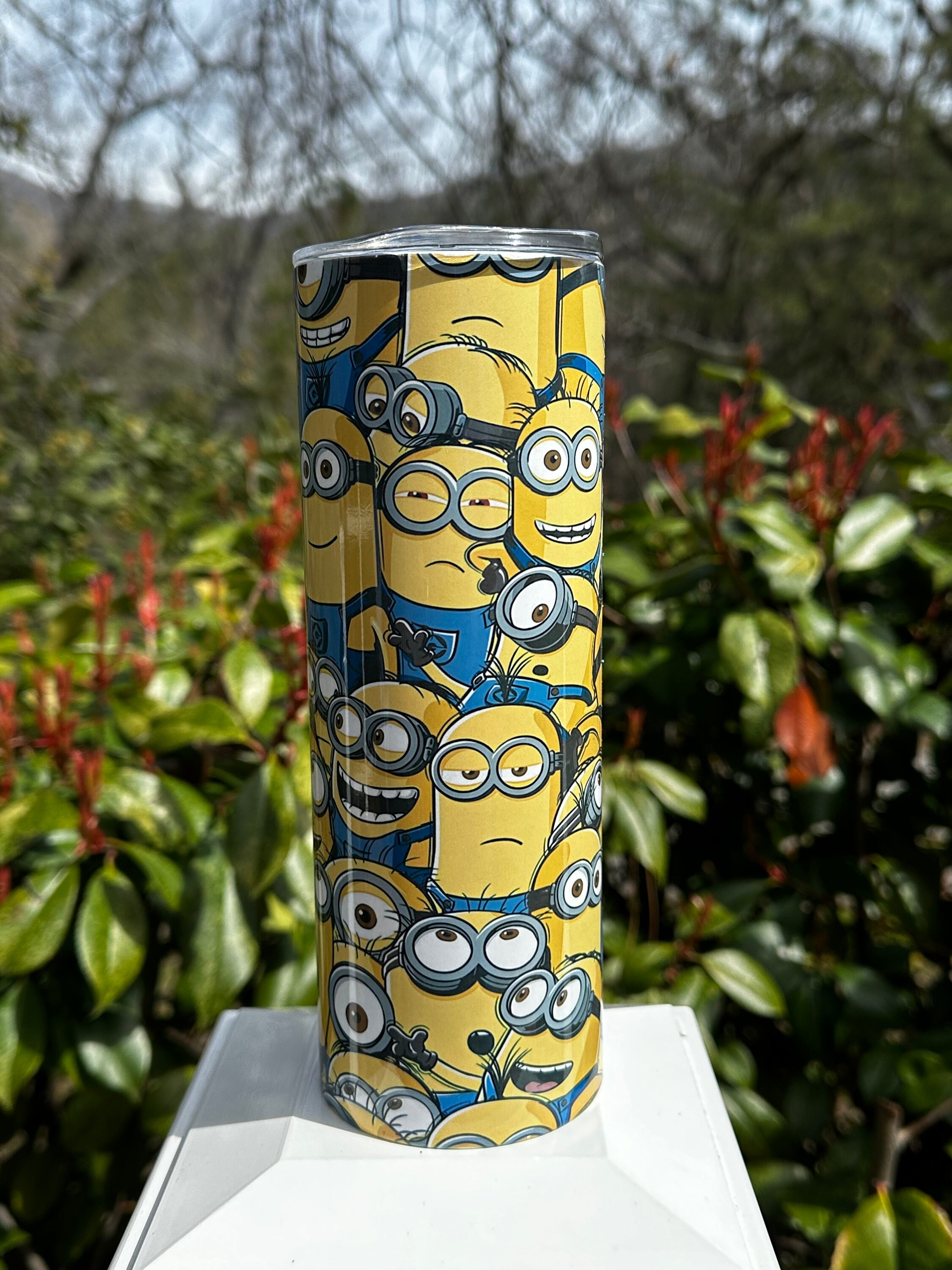 Minion Tumbler/despicable Me Tumbler/ Minions/ Cartoon Tumbler/gru and ...
