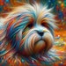 Colourful Pastel Dog;s , - Etsy