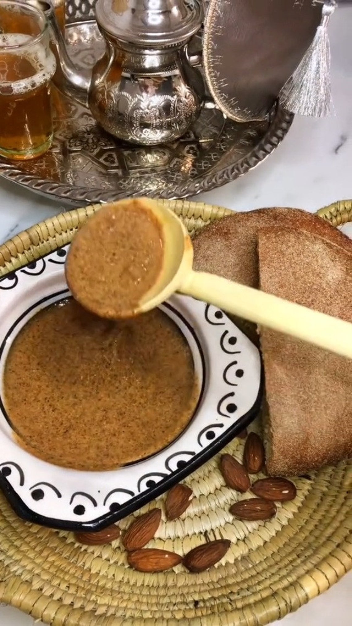 Amlou Traditional Berber Moroccan Amlou, Taste of the Atlas 100% ...