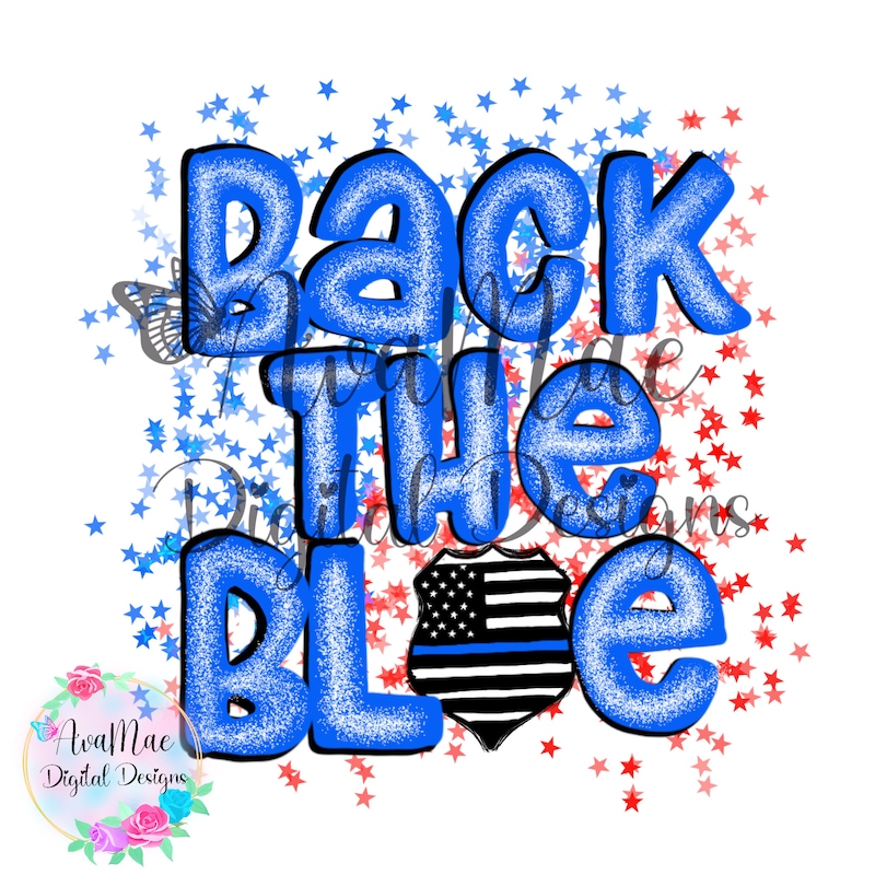 Back the Blue - Etsy