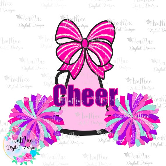 Cheerleading Megaphone Clipart Pink
