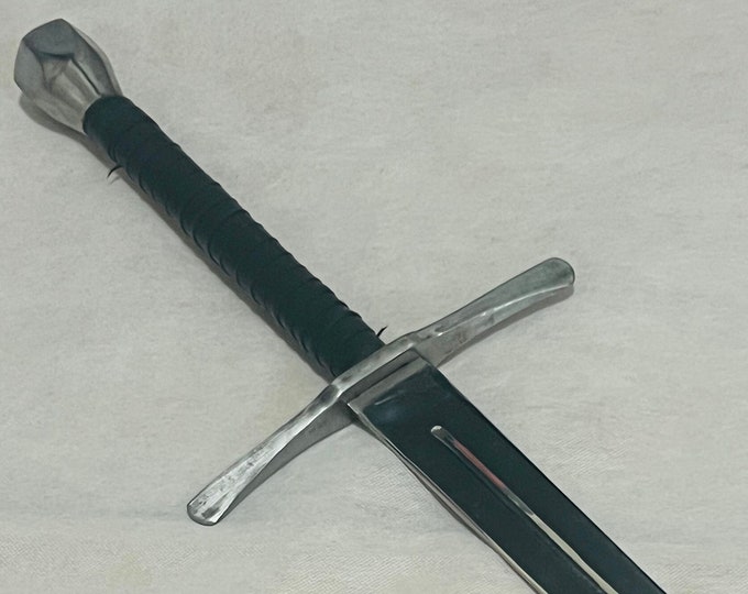 HEMA LONGSWORD CARBONSTEEL Blunt Edge Practice Training Sword, Medieval ...