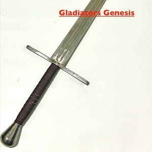 Carbon Steel Longsword, Fulltang Sword, Blunt Sword Ideal for Practice ...
