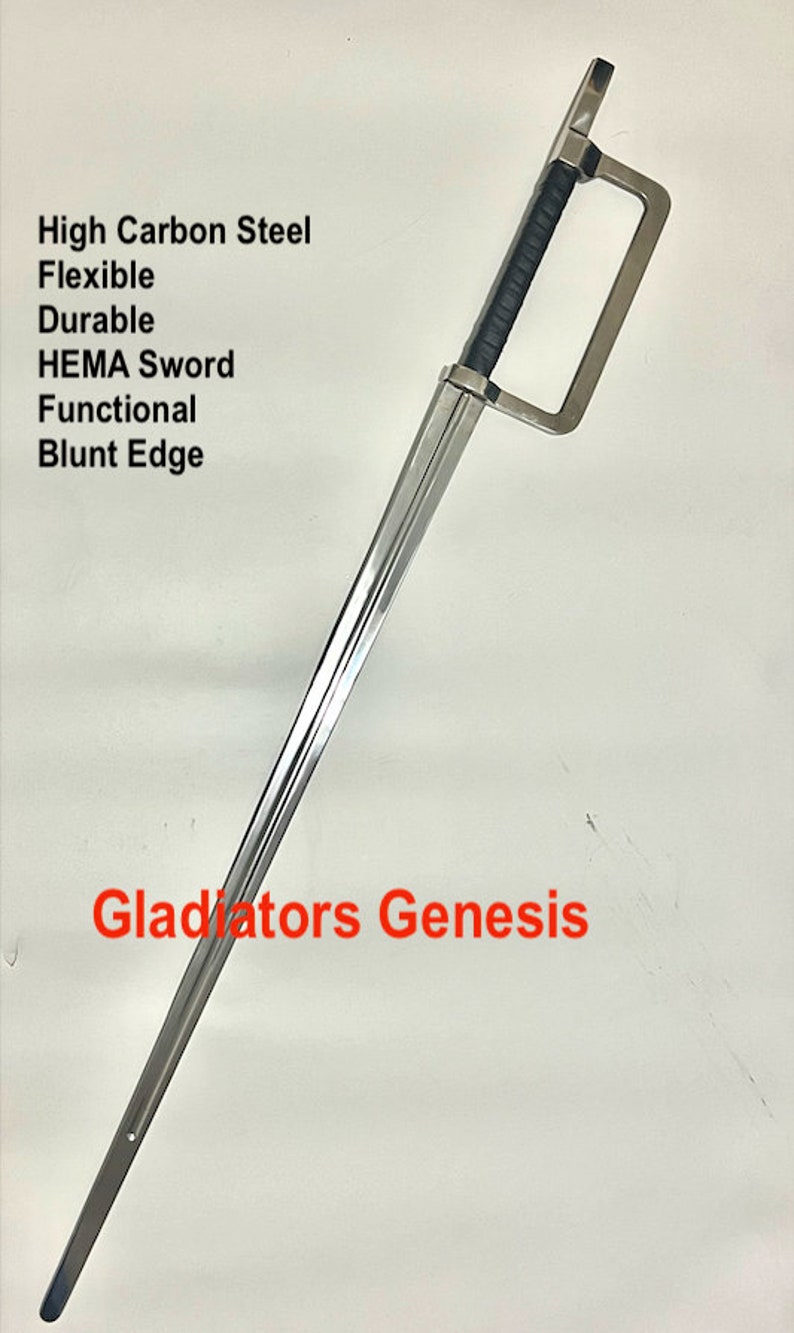 HEMA SWORD, Longsword Carbon Steel Training Sword, Sparring Carbon ...
