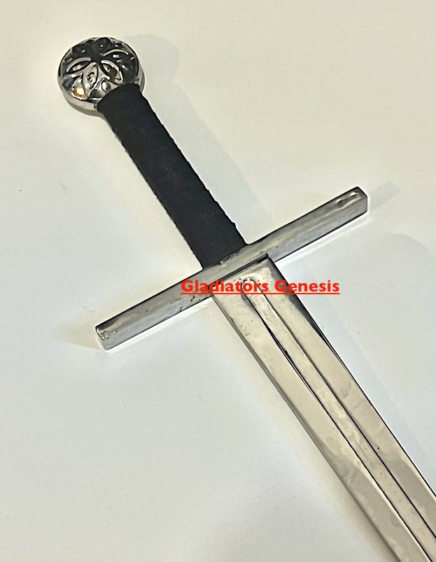 HEMA Sword Full Tang, Carbon Steel Medieval Sword, Handmade Sword ...