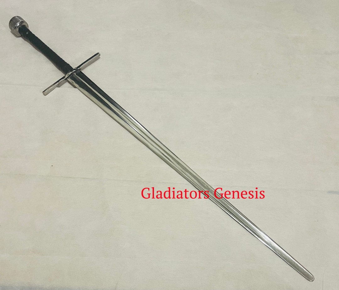 HEMA CARBONSTEEL LONGSWORD Blunt Edge Practice Sword, Medieval Training ...