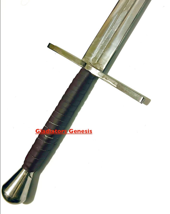 Carbon Steel Longsword, Fulltang Sword, Blunt Sword Ideal for Practice ...