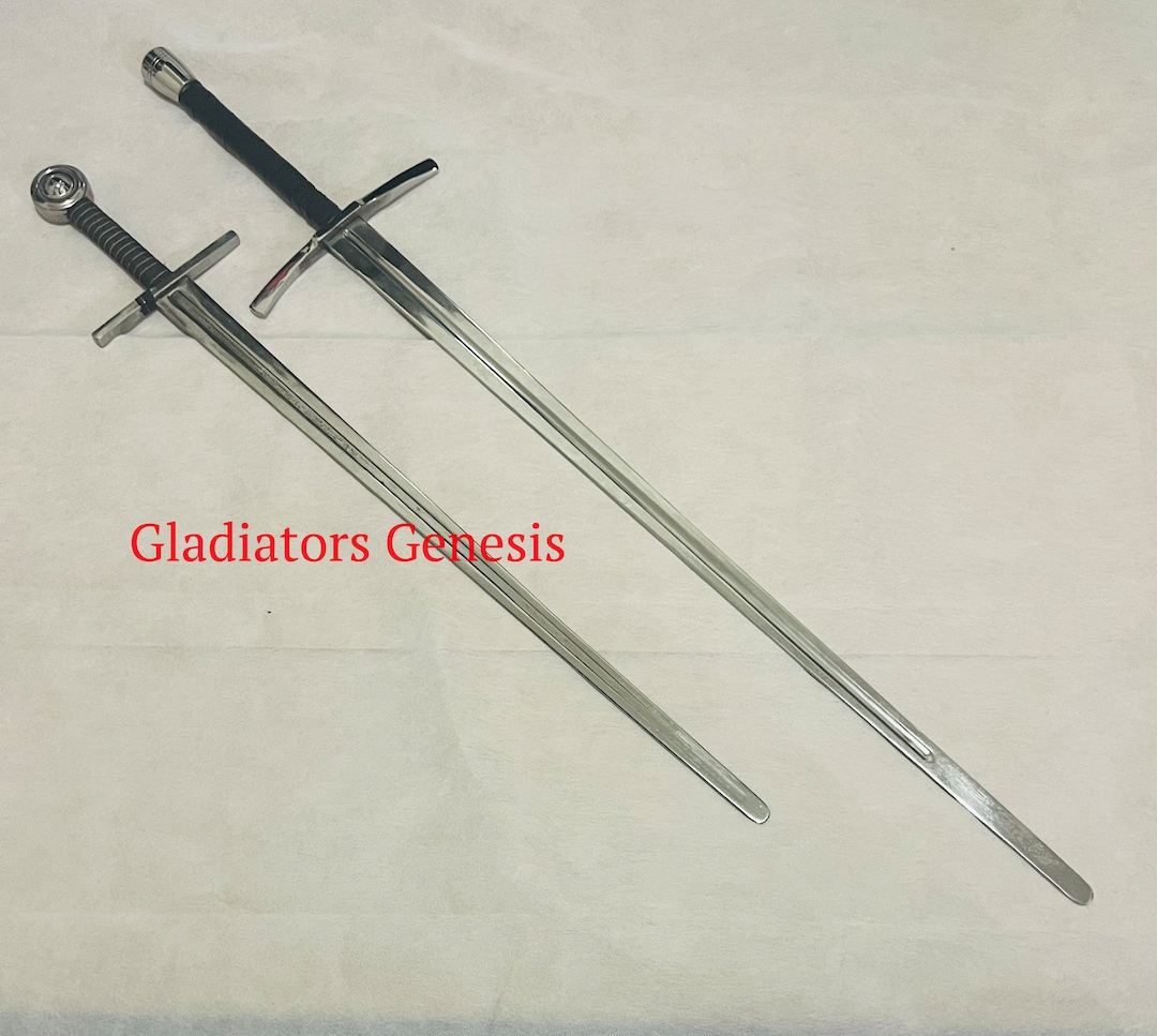 Hema Carbon Steel Sword Set Blunt Edge Sword Ideal for Practice and ...
