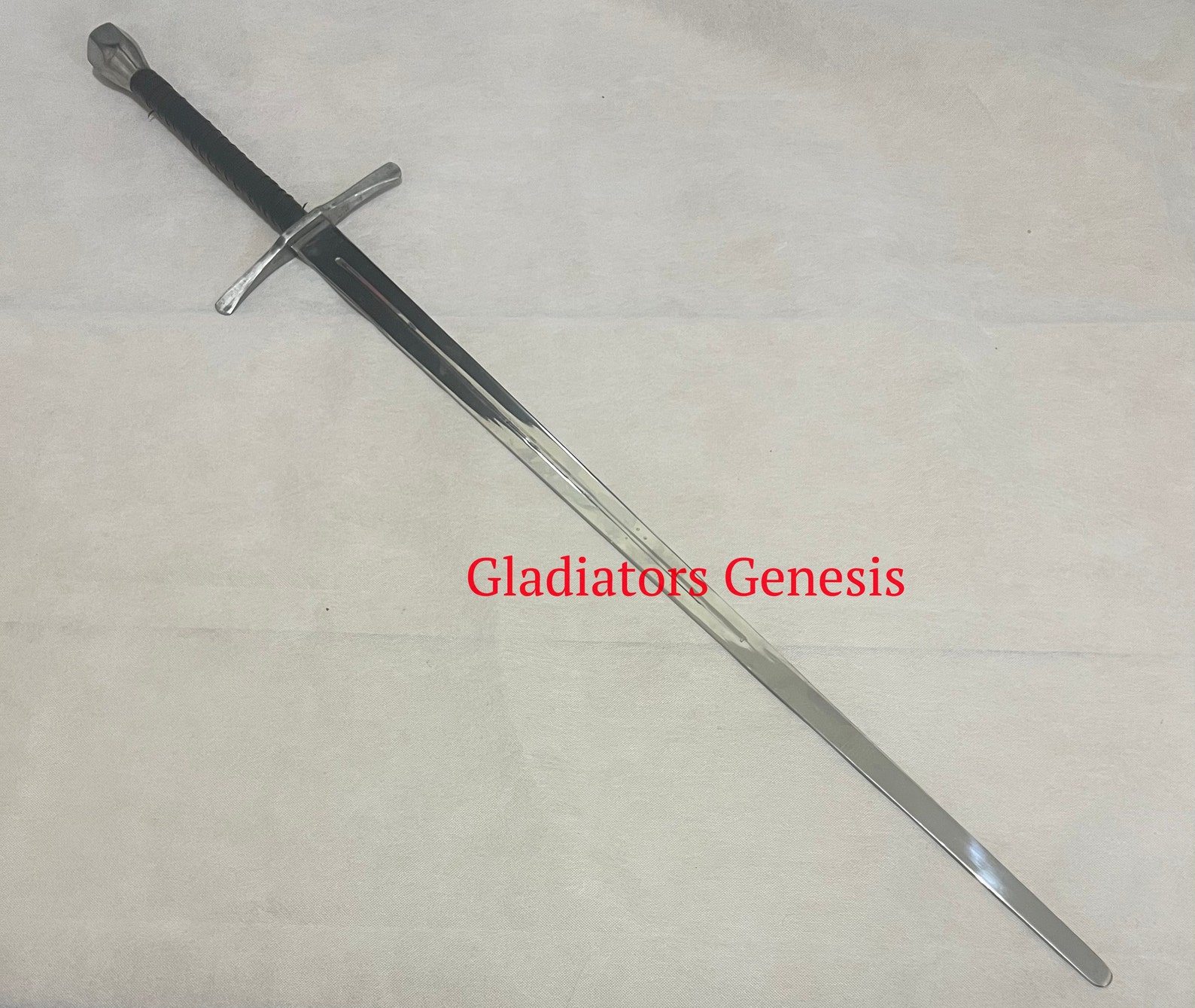 HEMA LONGSWORD CARBONSTEEL Blunt Edge Practice Training Sword, Medieval ...