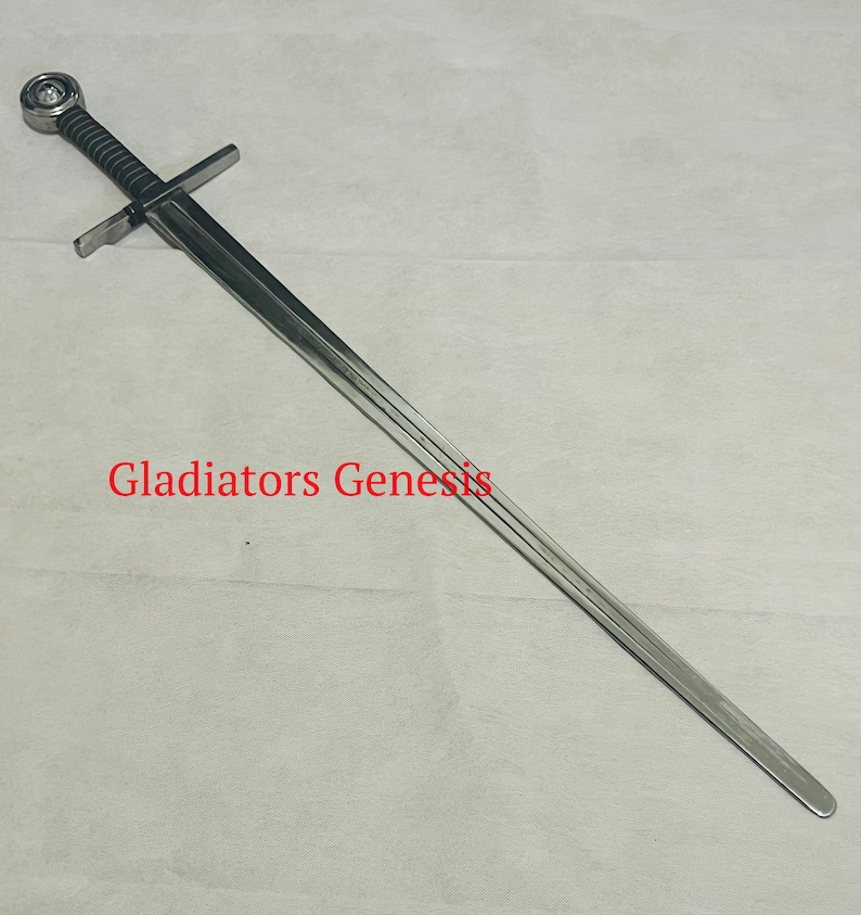HEMA CARBONSTEEL SWORD Blunt Edge Training Practice Single Handed Sword ...