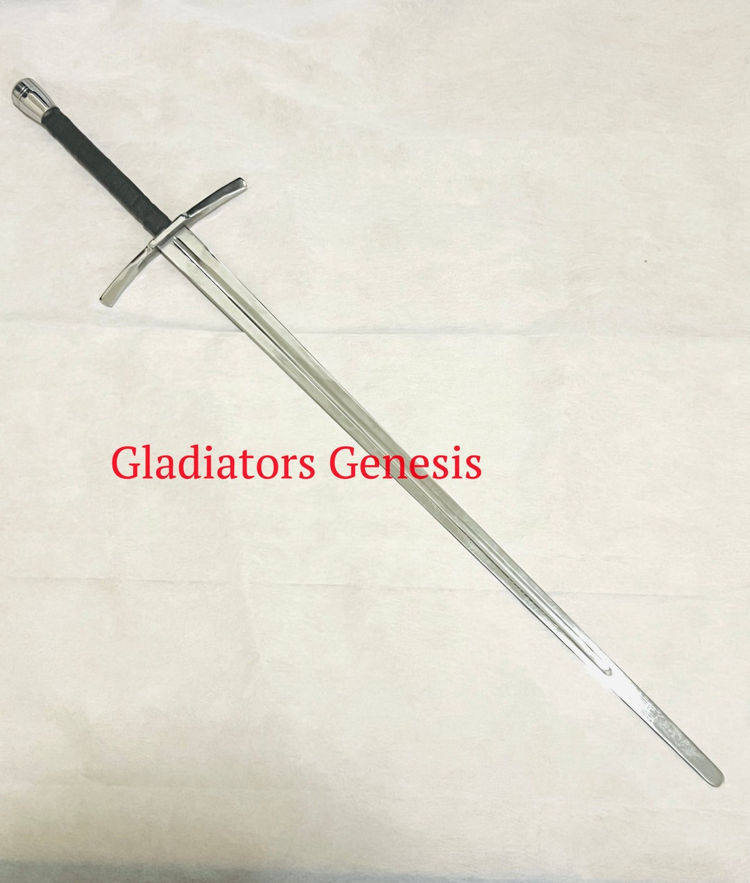 HEMA SWORD CARBON Steel Practice Training, Handmade Blunt Medieval ...