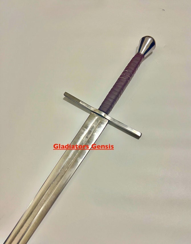 Carbon Steel Longsword, Fulltang Sword, Blunt Sword Ideal for Practice ...
