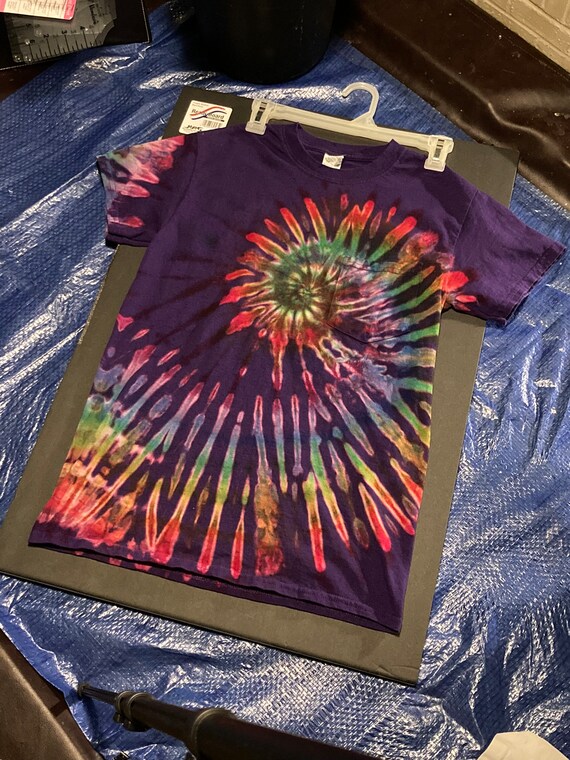 Rainbow Wave Tie Dye - Etsy