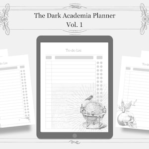 The Dark Academia Planner; Journaling Set Vol. 1 - Etsy