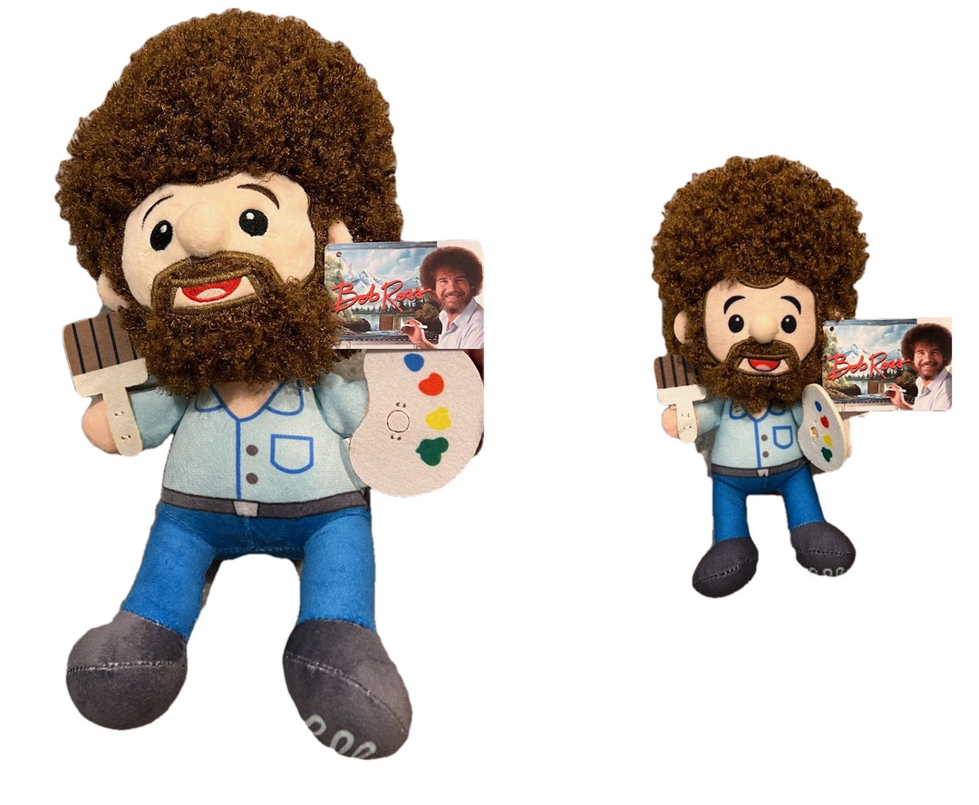 Bob Ross Plushie - Etsy