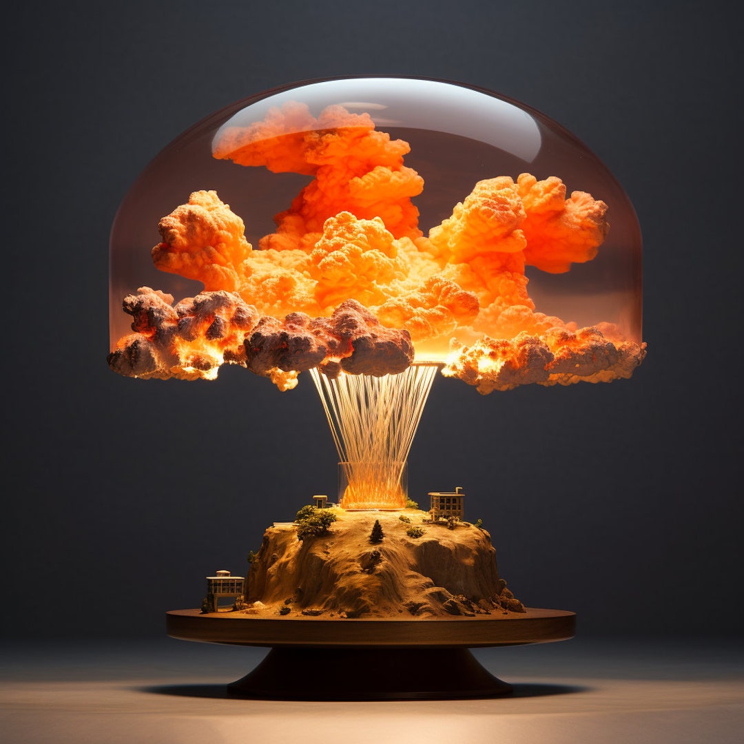 Atomic Lamp, Digital Art, Digital Print - Etsy