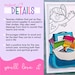 Back to School Bible Lesson Craft, Backpack of Blessings Craft Activity ...