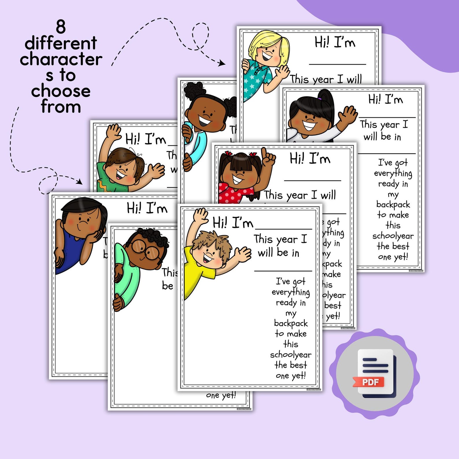 Back to School Bible Lesson Craft, Backpack of Blessings Craft Activity ...