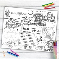 Psalm 23 Bible Study, Christian Printable Activity Pack, the Lord is My ...