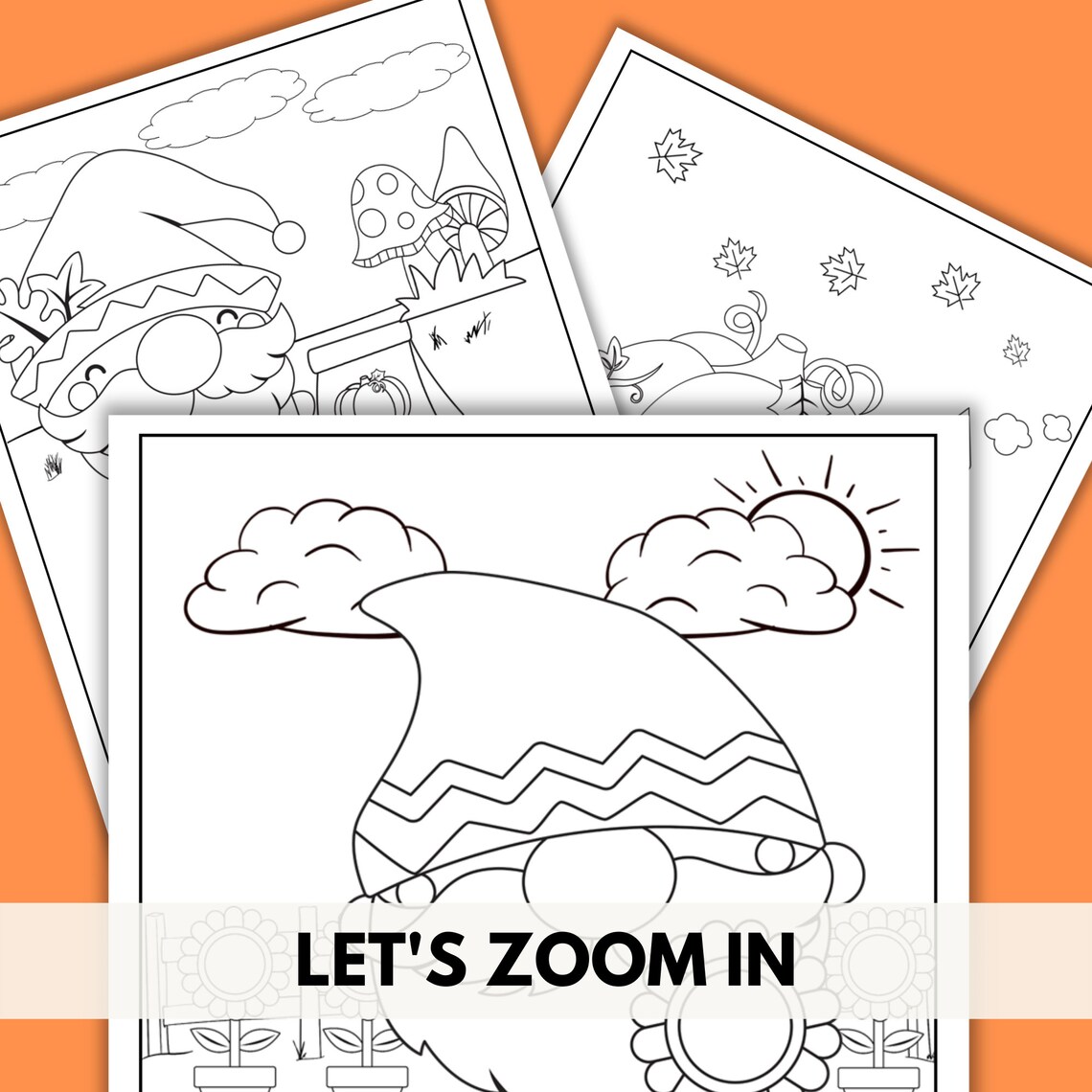 Pumpkin Gnome Coloring Pages 10 Printable Pumpkin Gnome Coloring Pages ...