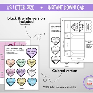 Valentine's Day Bible Lesson Craft, God's Candy Hearts Craft, Bible ...