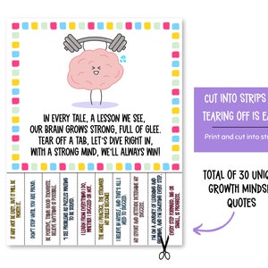 Growth Mindset Tear-off Flyers, Take What You Need Flyer, Teacher ...