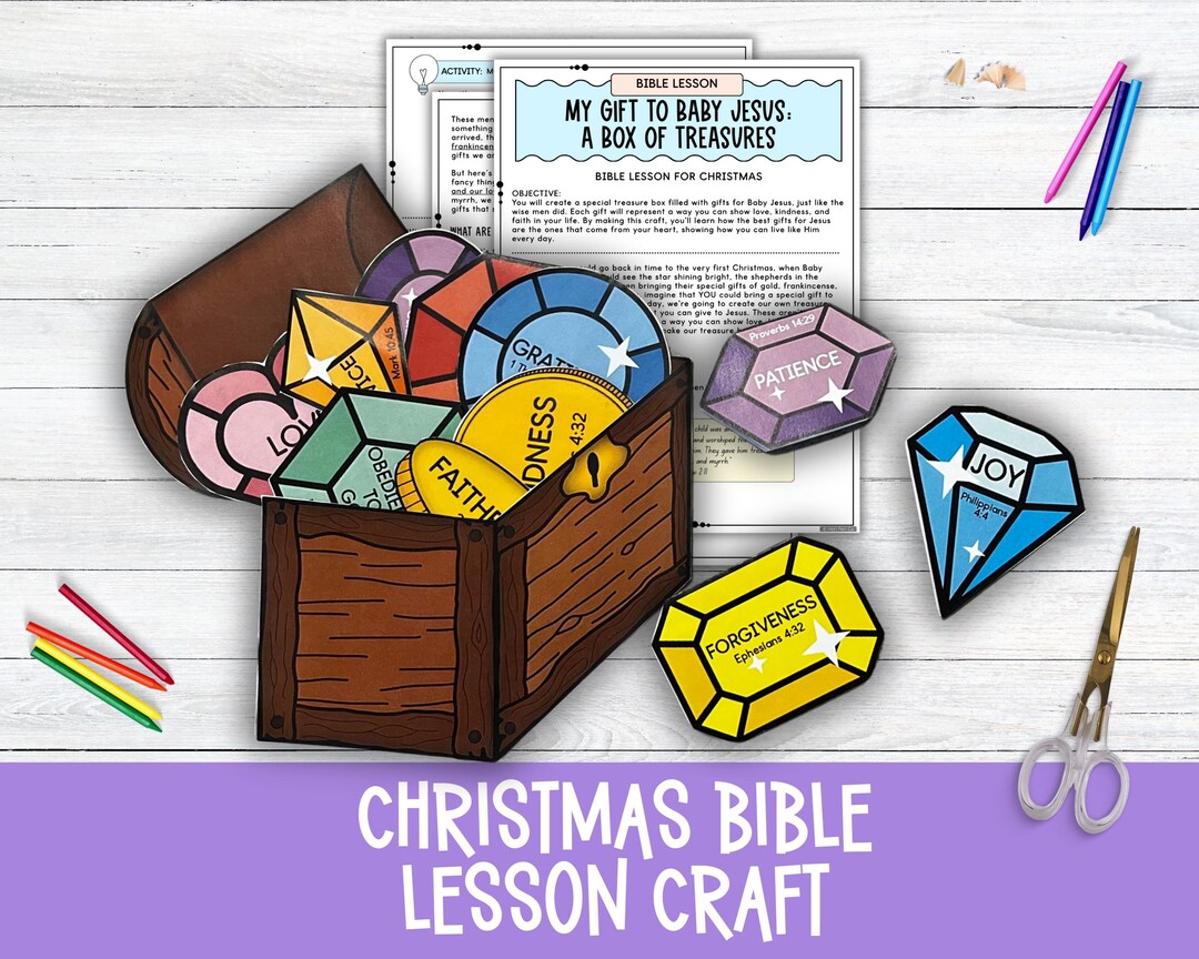 Christmas Bible Lesson Craft, My Gift to Baby Jesus Craft, the Nativity ...